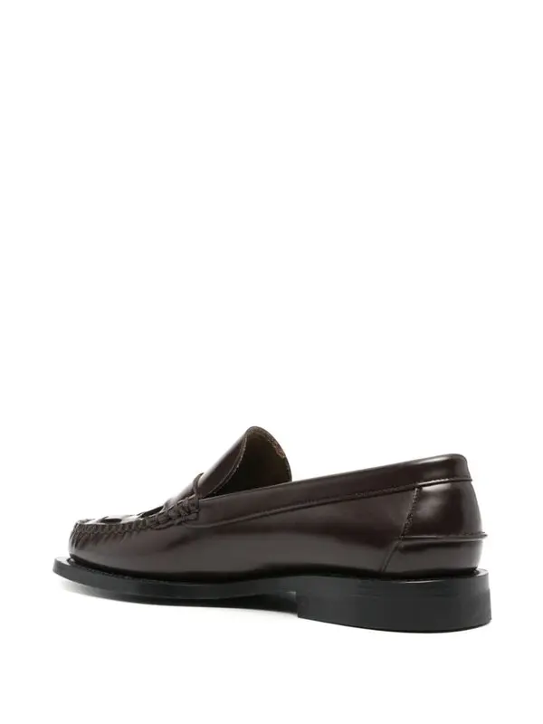 Hereu Nombela Interwoven Leather Loafers