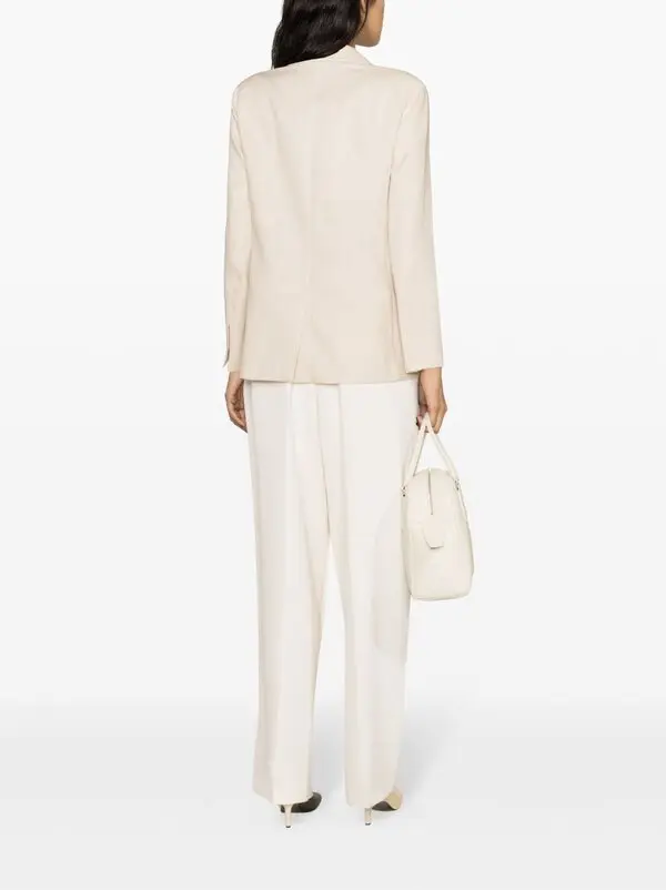 Max Mara Laura Double-breasted Linen Blazer