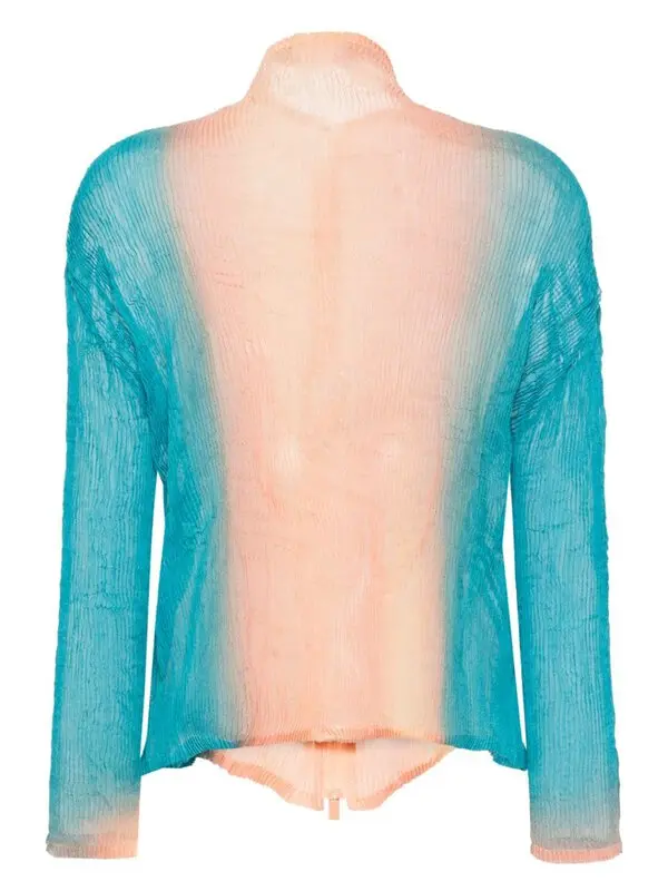 Issey Miyake Plissé Gradient Blouse