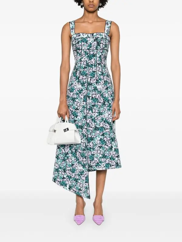 lace midi bridesmaid dresses Baltic Born Womens Nadia Lace Midi Dress | Emerald