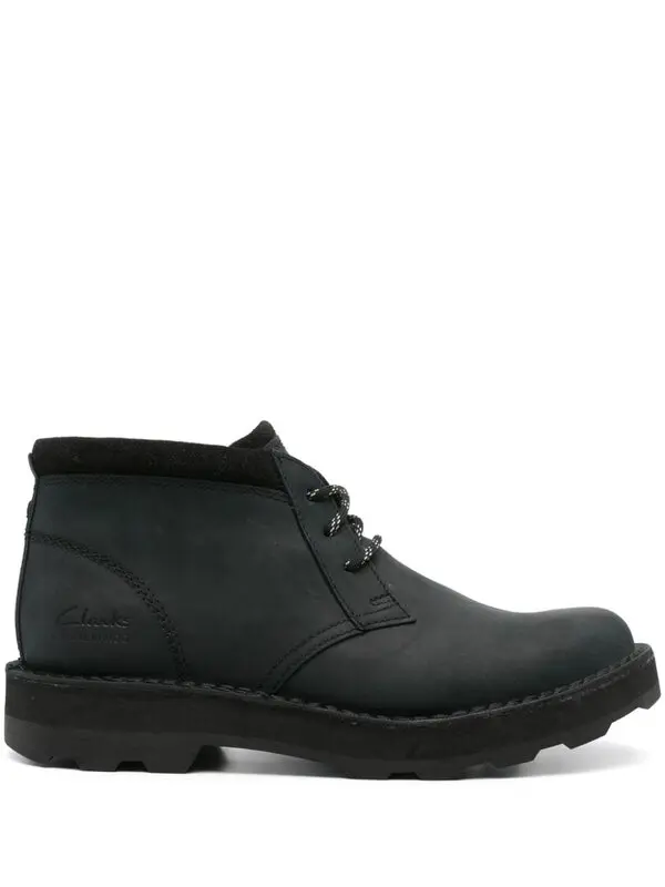 Clarks Corston Db Wp Leather Boots