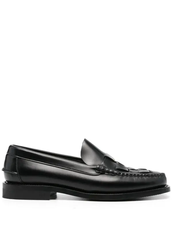 Hereu Nombela Interwoven Leather Loafers