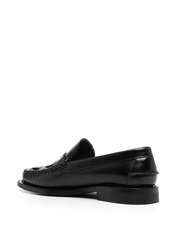 Hereu Nombela Interwoven Leather Loafers