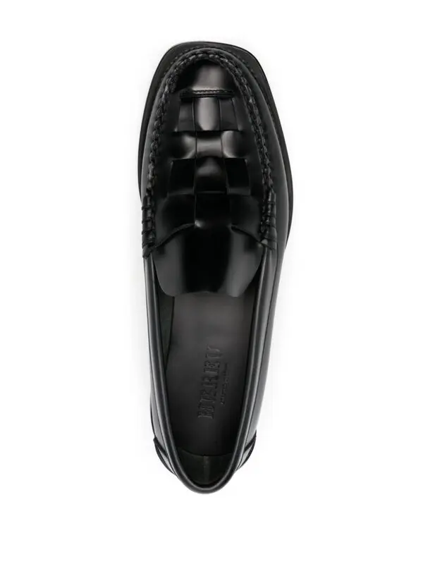 Hereu Nombela Interwoven Leather Loafers