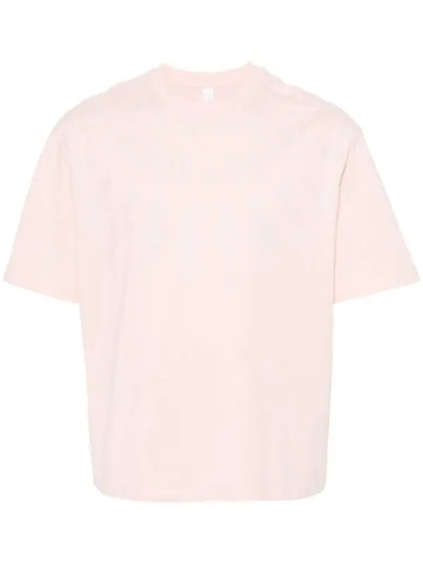 Neil Barrett Thunderbolt-print Cotton T-shirt - Pink