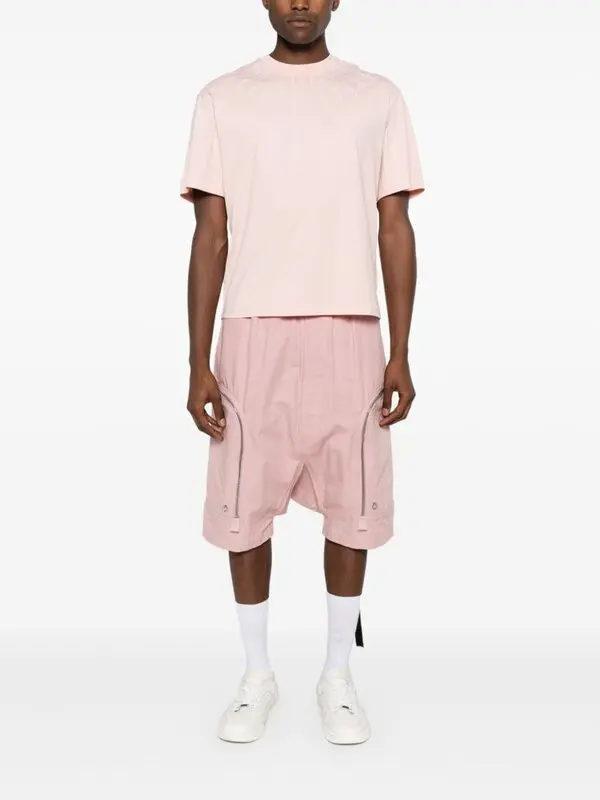 Neil Barrett Thunderbolt-print Cotton T-shirt - Pink
