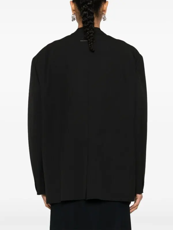 MAISON MARGIELA Raw-cut Single-breasted Blazer