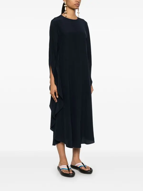 GIANLUCA CAPANNOLO Silk Midi Dress