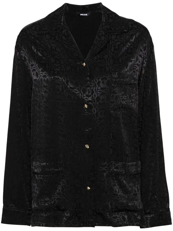 Just Cavalli Logo-jacquard Shirt