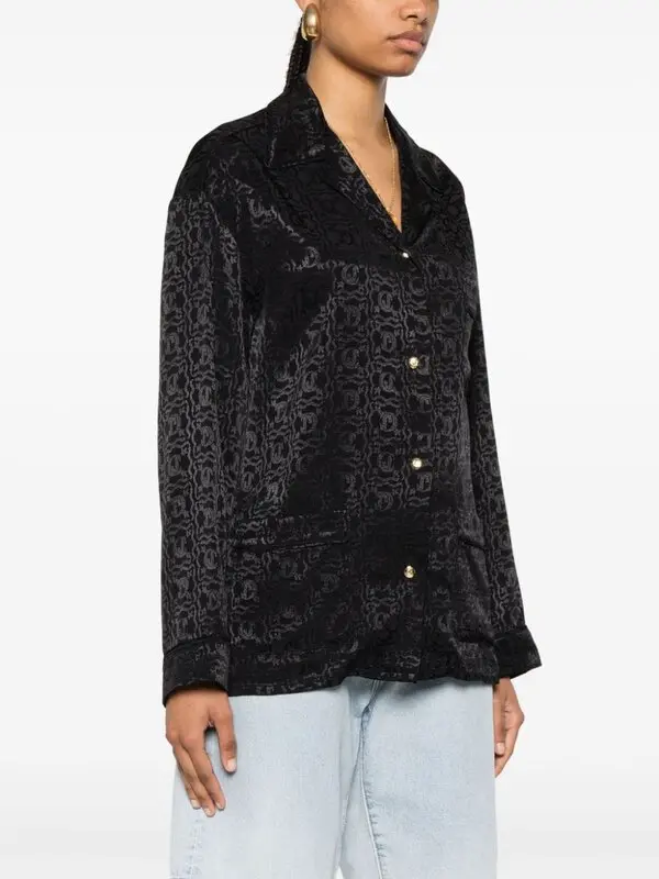 Just Cavalli Logo-jacquard Shirt
