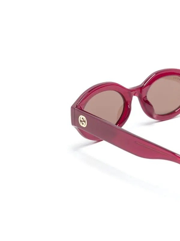 Gucci Oval-frame Sunglasses