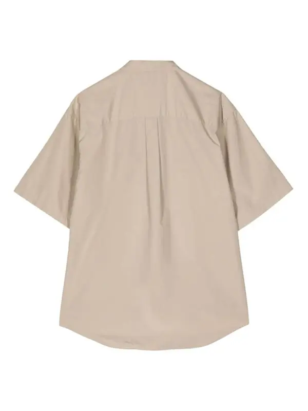Undercover Embroidered-motif Poplin Shirt