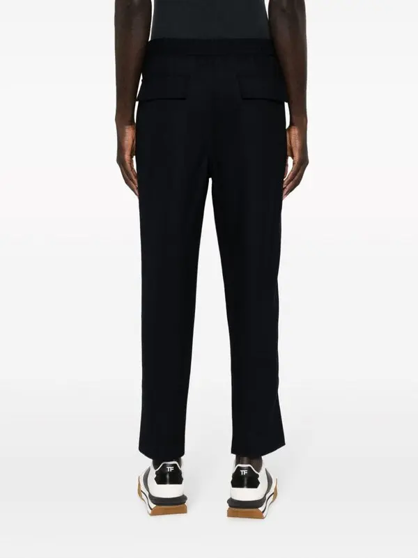 Etro Drawstring-waist Wool Trousers