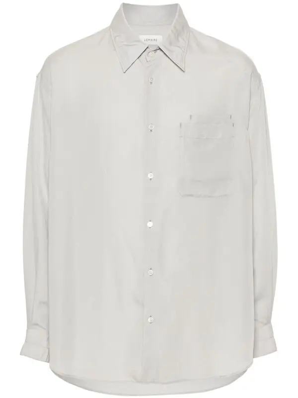 LEMAIRE Double-pocket Lyocell Shirt