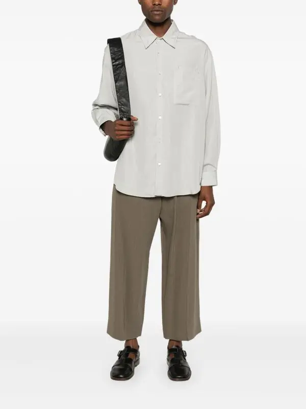 LEMAIRE Double-pocket Lyocell Shirt