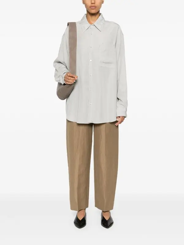LEMAIRE Double-pocket Lyocell Shirt