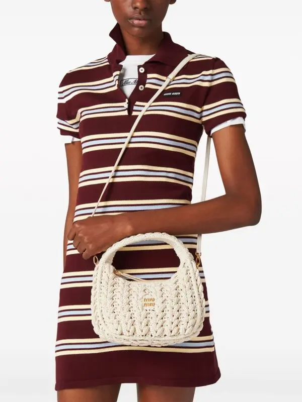 Miu Miu Wander Crochet Tote