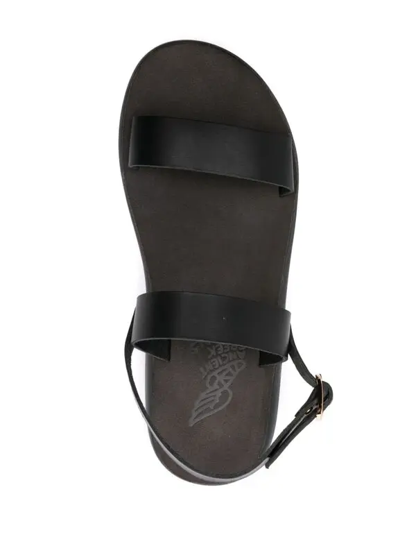 ANCIENT GREEK SANDALS Clio Leather Sandals - Black