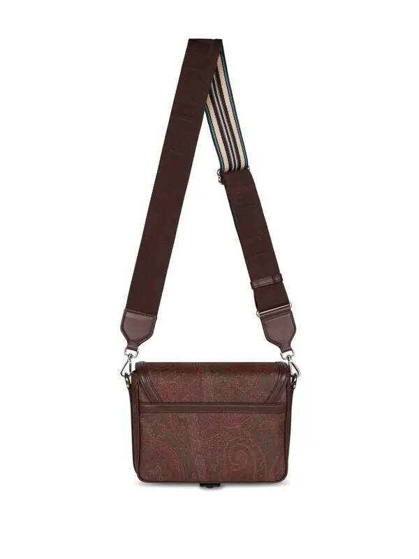 Etro Bandana-print Crossbody Bag - Brown