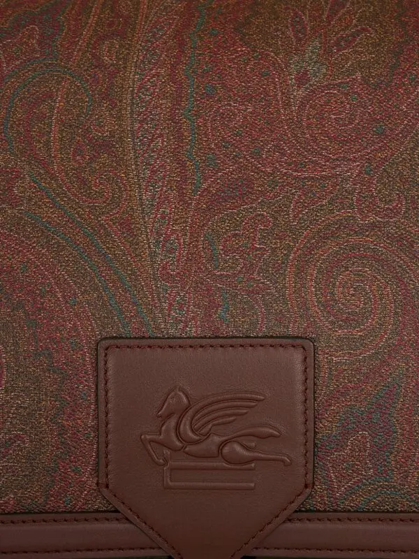 Etro Bandana-print Crossbody Bag - Brown