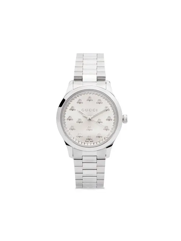Gucci G-timeless 32mm Watch - Silver