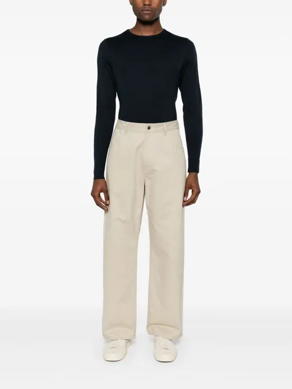 Sunspel Fine-knit Merino Jumper - Blue