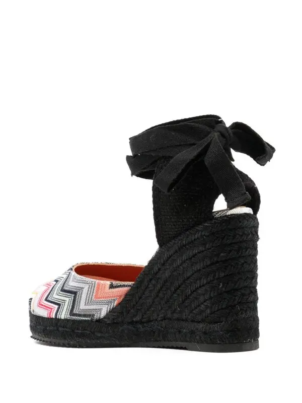 Missoni 100mm Zigzag-pattern Espadrilles
