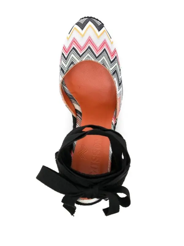 Missoni 100mm Zigzag-pattern Espadrilles