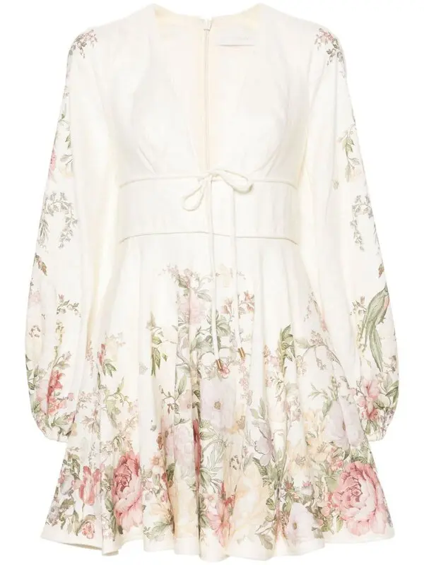 Zimmermann Waverly Linen Mini Dress