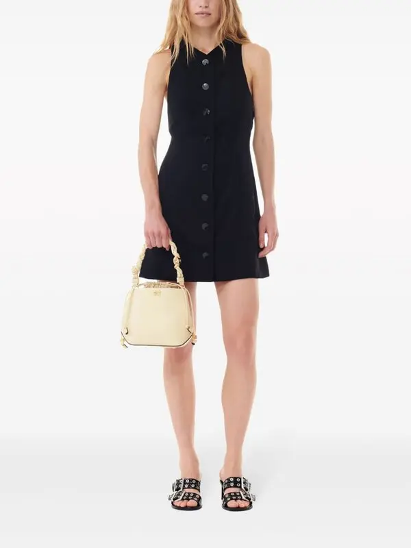 GANNI Bow-detail Mini Dress
