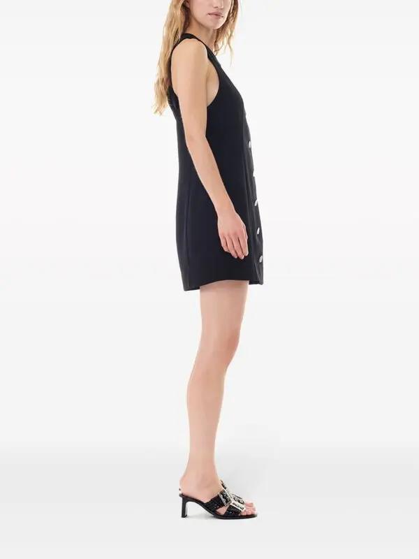 GANNI Bow-detail Mini Dress