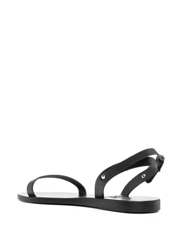 ANCIENT GREEK SANDALS Irida Leather Sandals - Black