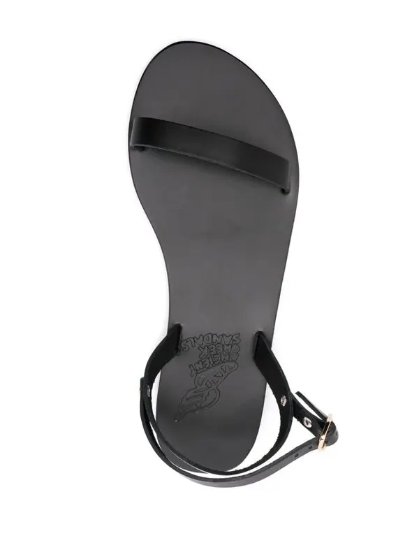 ANCIENT GREEK SANDALS Irida Leather Sandals - Black