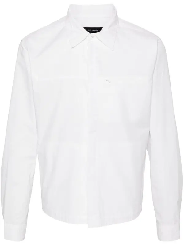 ENTIRE STUDIOS Classic-collar Cotton Shirt