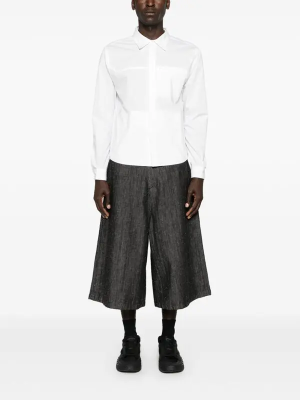 ENTIRE STUDIOS Classic-collar Cotton Shirt