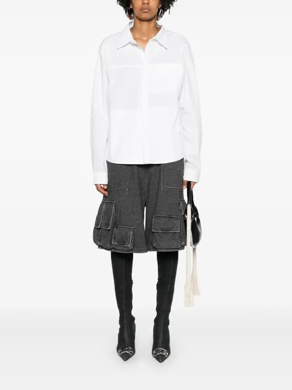 ENTIRE STUDIOS Classic-collar Cotton Shirt