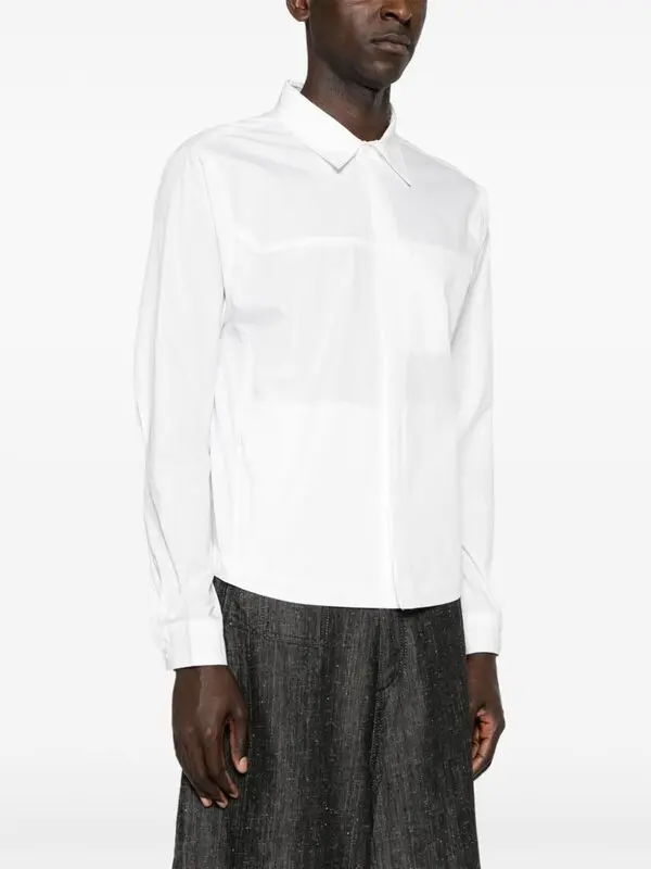 ENTIRE STUDIOS Classic-collar Cotton Shirt