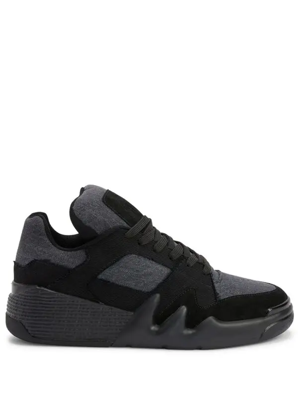 GIUSEPPE ZANOTTI Talon Logo-patch Sneakers - Black