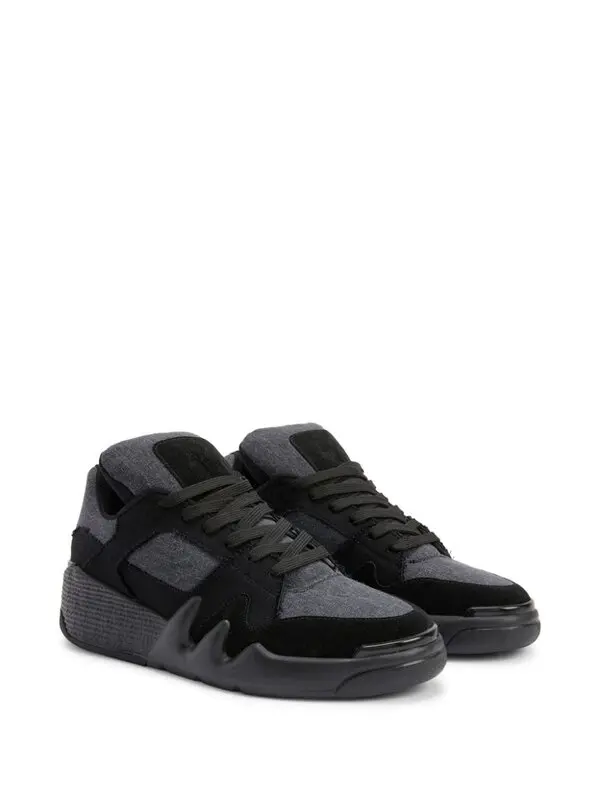 GIUSEPPE ZANOTTI Talon Logo-patch Sneakers - Black