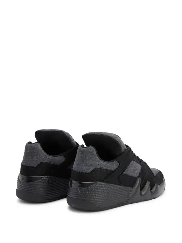 GIUSEPPE ZANOTTI Talon Logo-patch Sneakers - Black