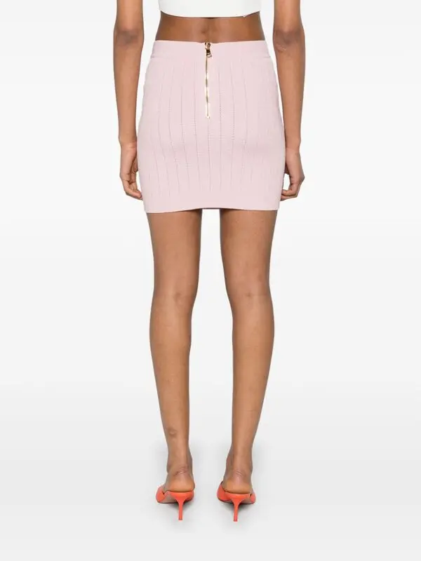 Balmain High-waist Miniskirt