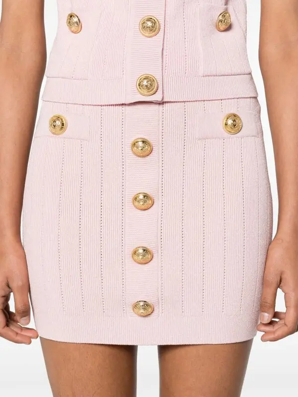 Balmain High-waist Miniskirt