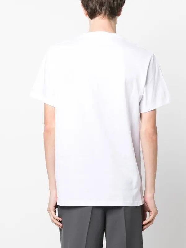 Loewe Cotton Embroidered-logo T-shirt - White