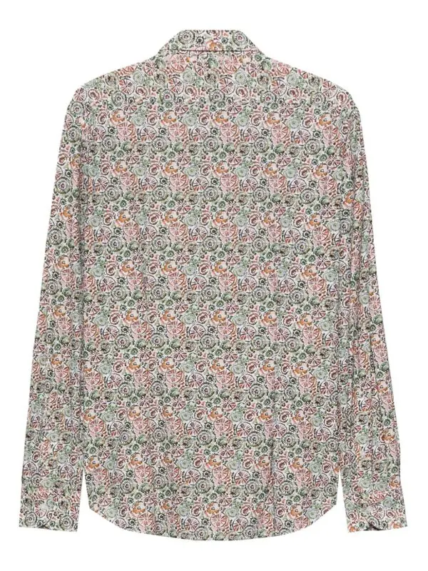 ORIAN Abstract-pattern Long-sleeve Shirt