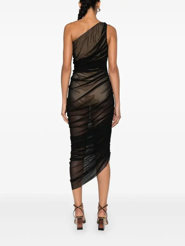 Norma Kamali Diana One-shoulder Gown - Black
