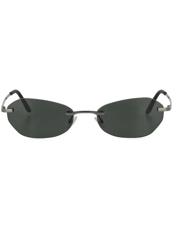Our Legacy Adorable Oval-frame Sunglasses - Black