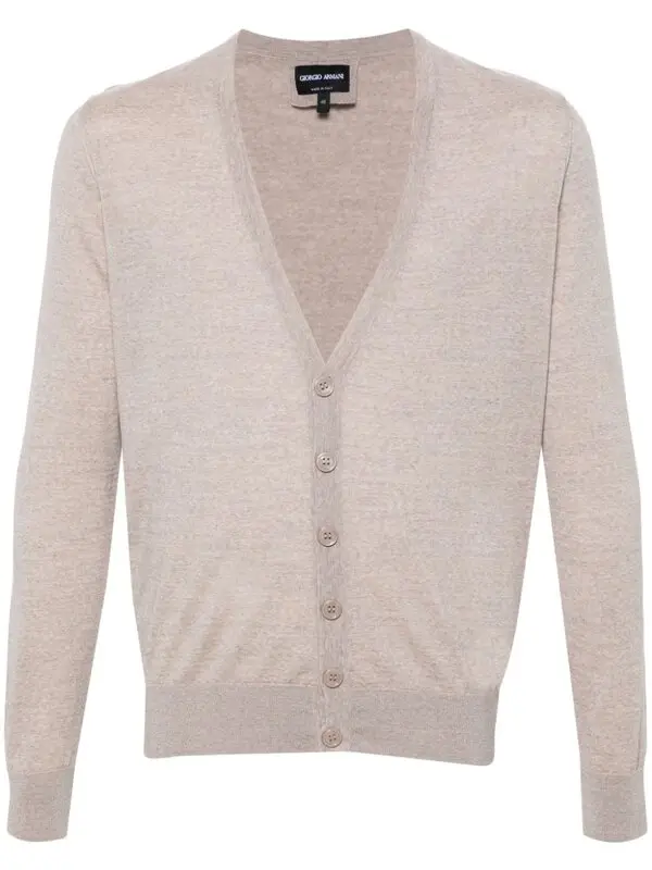 Giorgio Armani V-neck Virgin Wool Cardigan