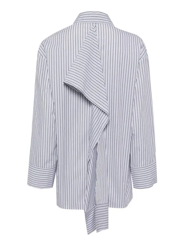 Goen.j Stripe-print Cotton Shirt