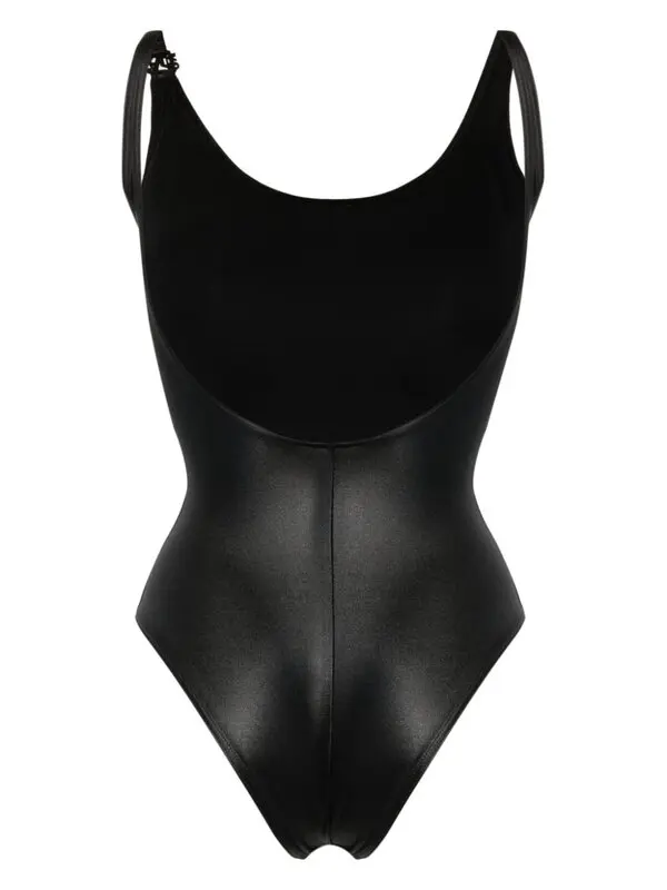 Palm Angels Monogram Plaque Swimsuit
