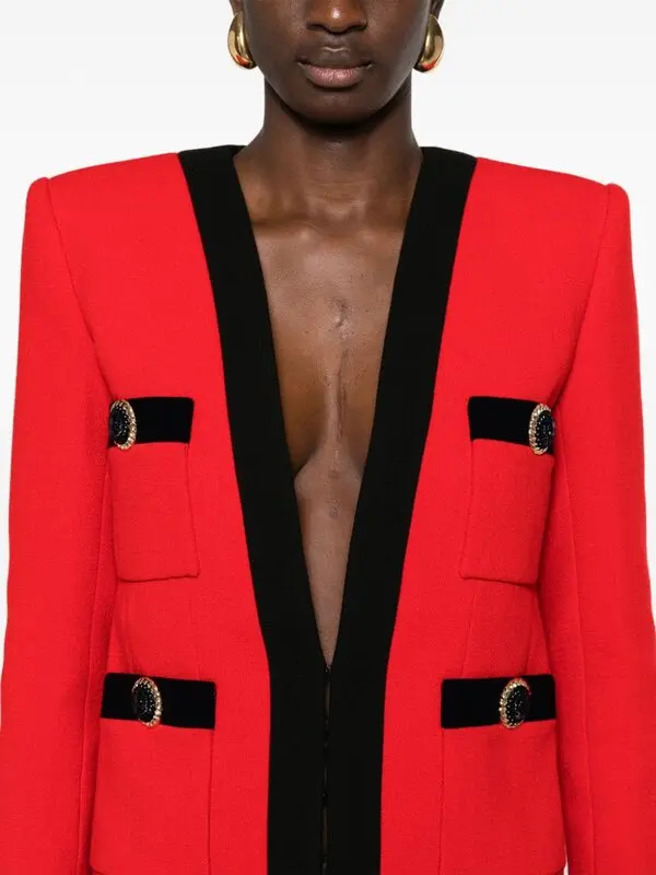 Balmain Four-pocket Wool Jacket